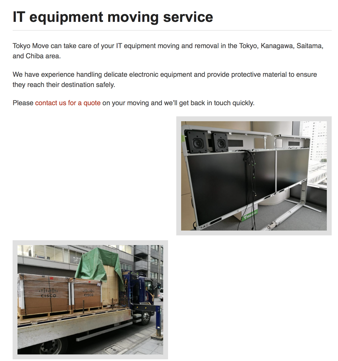 10 English friendly moving companies in Japan – Imagination Procedure ...