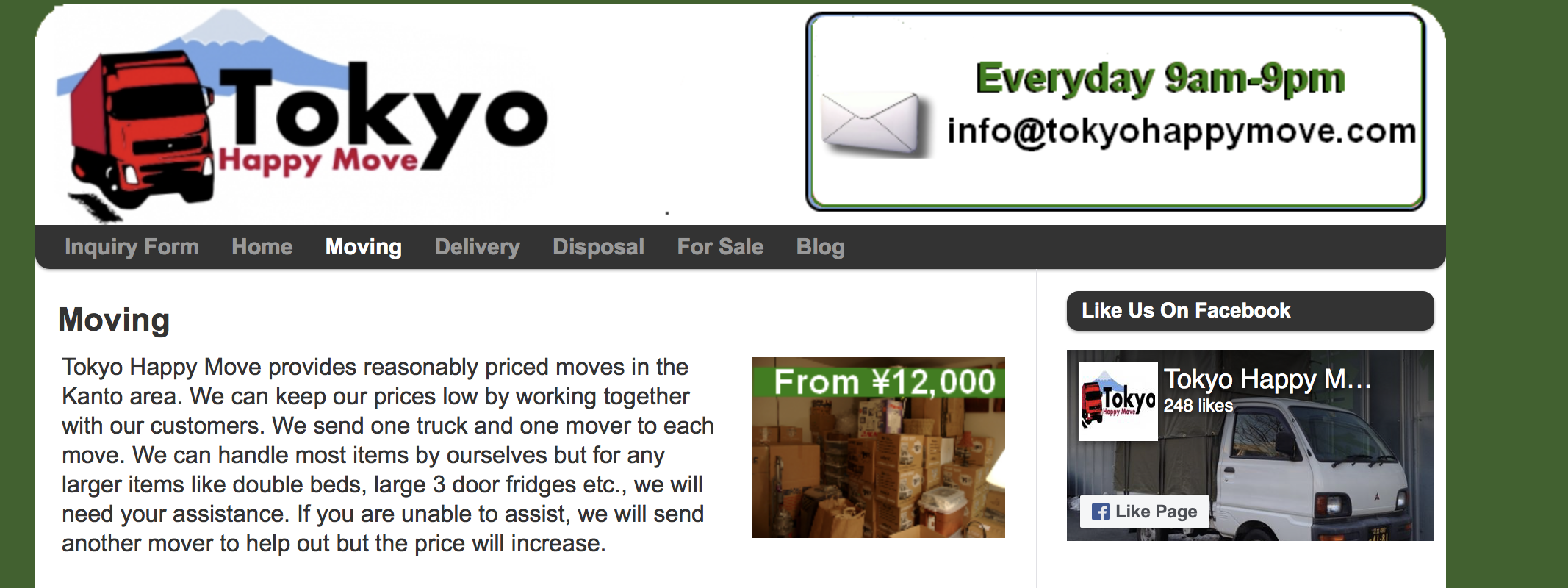 10 English friendly moving companies in Japan – Imagination Procedure ...